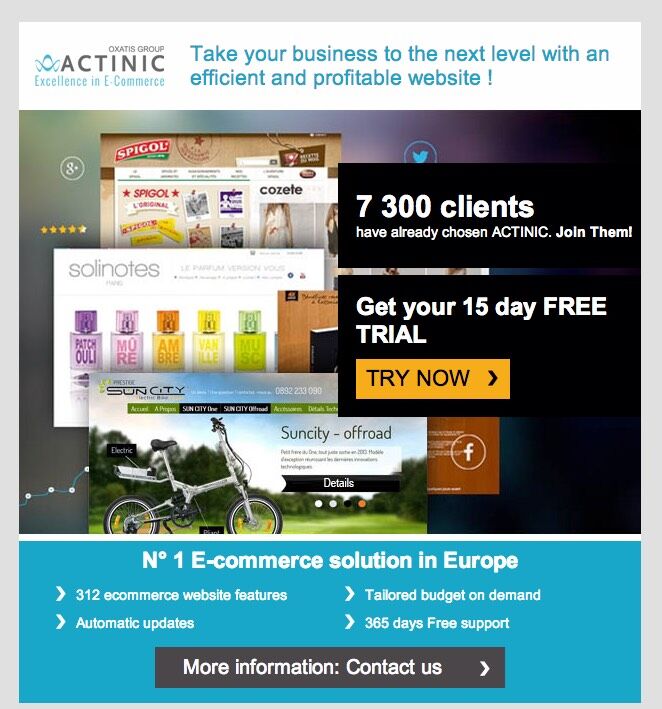 Direct Email Marketing (DEM) Campaign Examples including screenshots